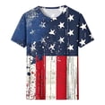 Bainana Casual Summer T Shirt For Women Star Print Short Sleeve Crew ...