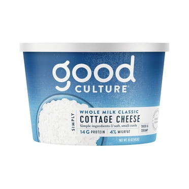 Good Culture Classic Simply Cottage Cheese, 2% Milk Fat, 19 g Protein ...