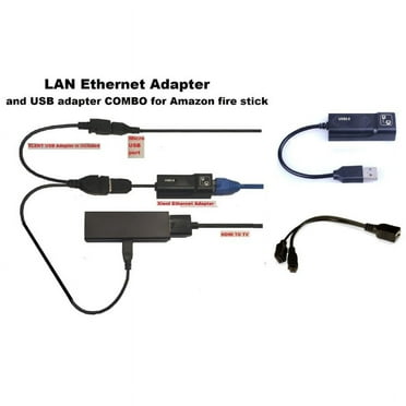 Ethernet Adapter for FIRE Stick (2nd Gen 3rd Gen and 4K Versions ...