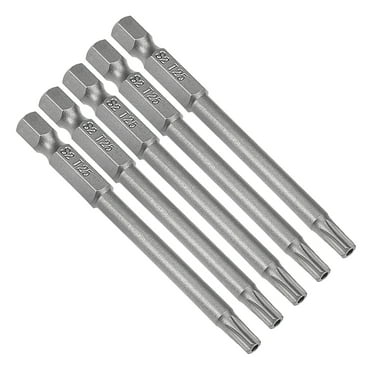 Torx Security Screwdriver Bit Set T10-T40 1/4 Inch Shank 2 Inch/50 mm ...