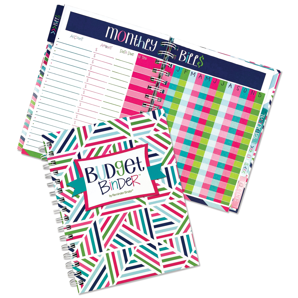 Budget Binder 12 Month Budget Planner Bill Tracker Organizer W Budget Binder 12 Month Budget Planner Bill Tracker Organizer W
