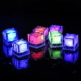 ZPAQI Liquid Sensor Ice Cube Flashing Blinking Glowing Light up Ice ...