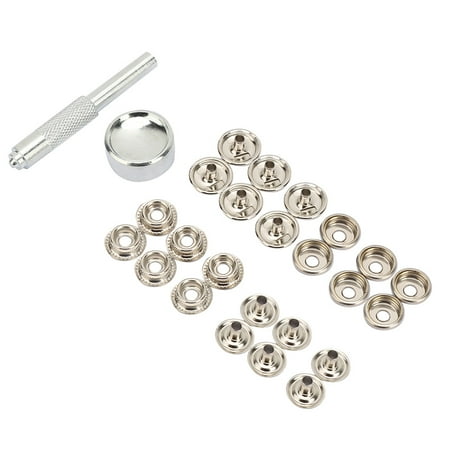 Snap Button Set, Practical Carbon Steel 6 Snap Button Kit Snap Button ...