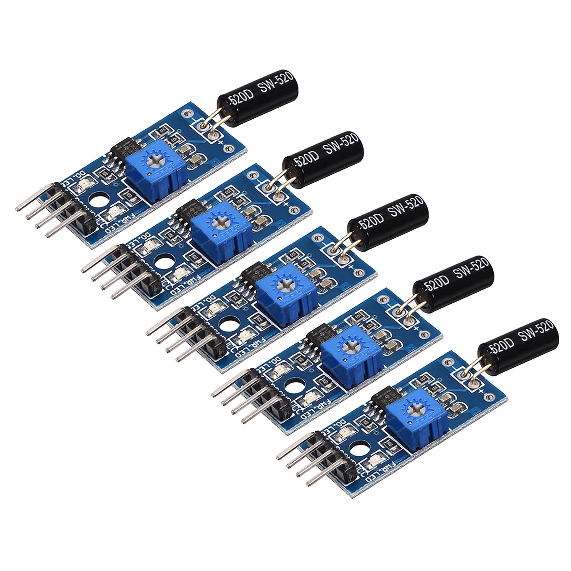 Angle Sensor Module SW-520D Ball Switch Tilt Sensor Module for Arduino ...