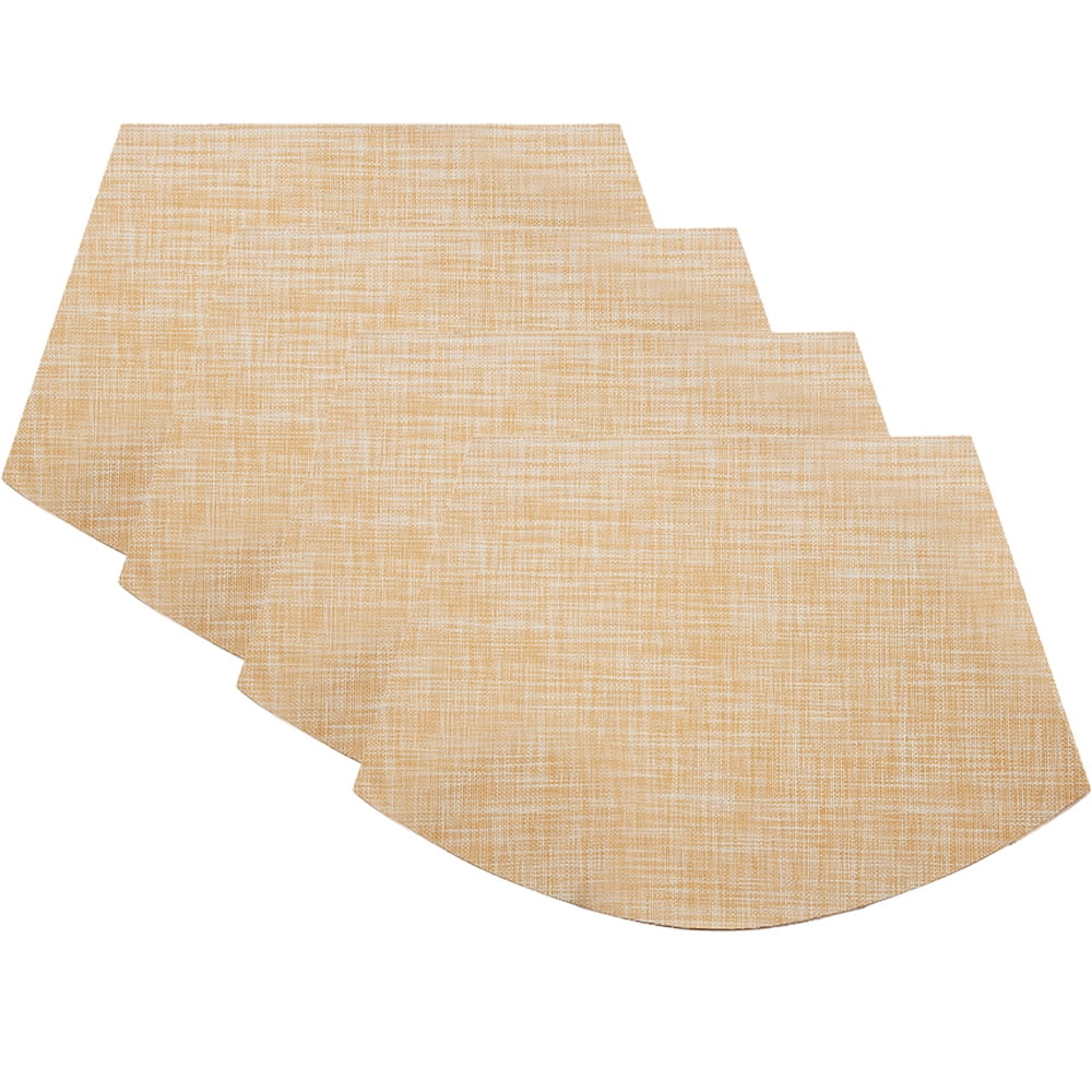 Placemats, Placemats Heat Resistant Wedge Placemats for Kitchen Table ...