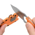 Camillus Comb 7.25" Fixed Drop-Point 3.5" Blade Knife with Sharpeners ...