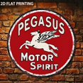 [1pc Vintage Metal Plaque] 1pc Aluminum Vintage Metal Round Plaque, 8x8 ...