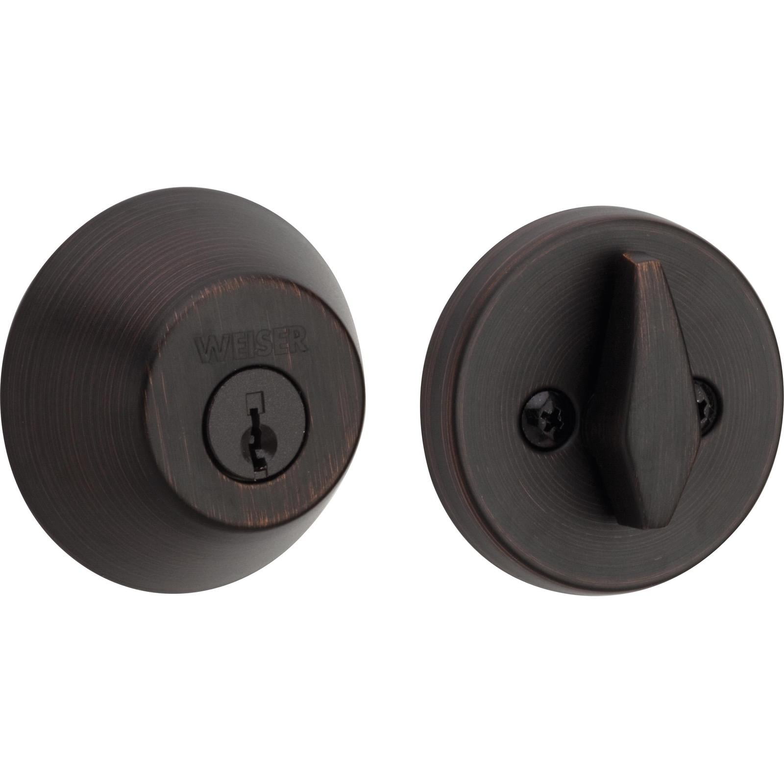 Weiser Deadbolt Welcome Home Series (Venetian Bronze) - Walmart.com