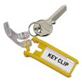 "Key Tags For Locking Key Cabinets, Plastic, 1 1/8 X 2 3/4, Black, 6 ...