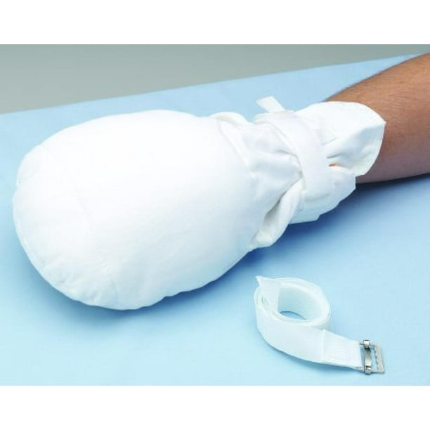 Posey Double-Security Hand Control Mitt, Mesh/Fiber Fill, 1-Strap ...