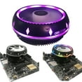 Efficient CPU Cooler Aluminum Fins LED Air Cooler CPU Fan for LGA1150 ...