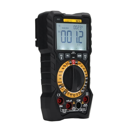 Current Voltage Tester Meter, Sound Light Alarm Safe Digital Display ...