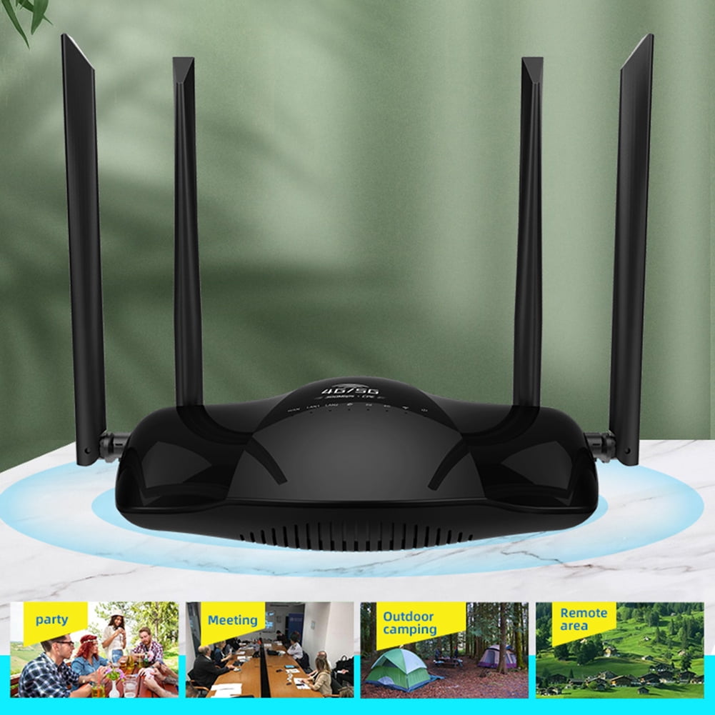 Enrutador Wifi De Punto De Acceso 4G Lte Cpe Módem de 3 puertos Router ...