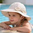 Baby Sun Hat with Neck Flap UPF 50+ Adjustable Baby Boys Girls Summer ...