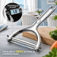 Potato Peeler 2 Pack Ultra Flat & Serrated Peelers - Walmart.com