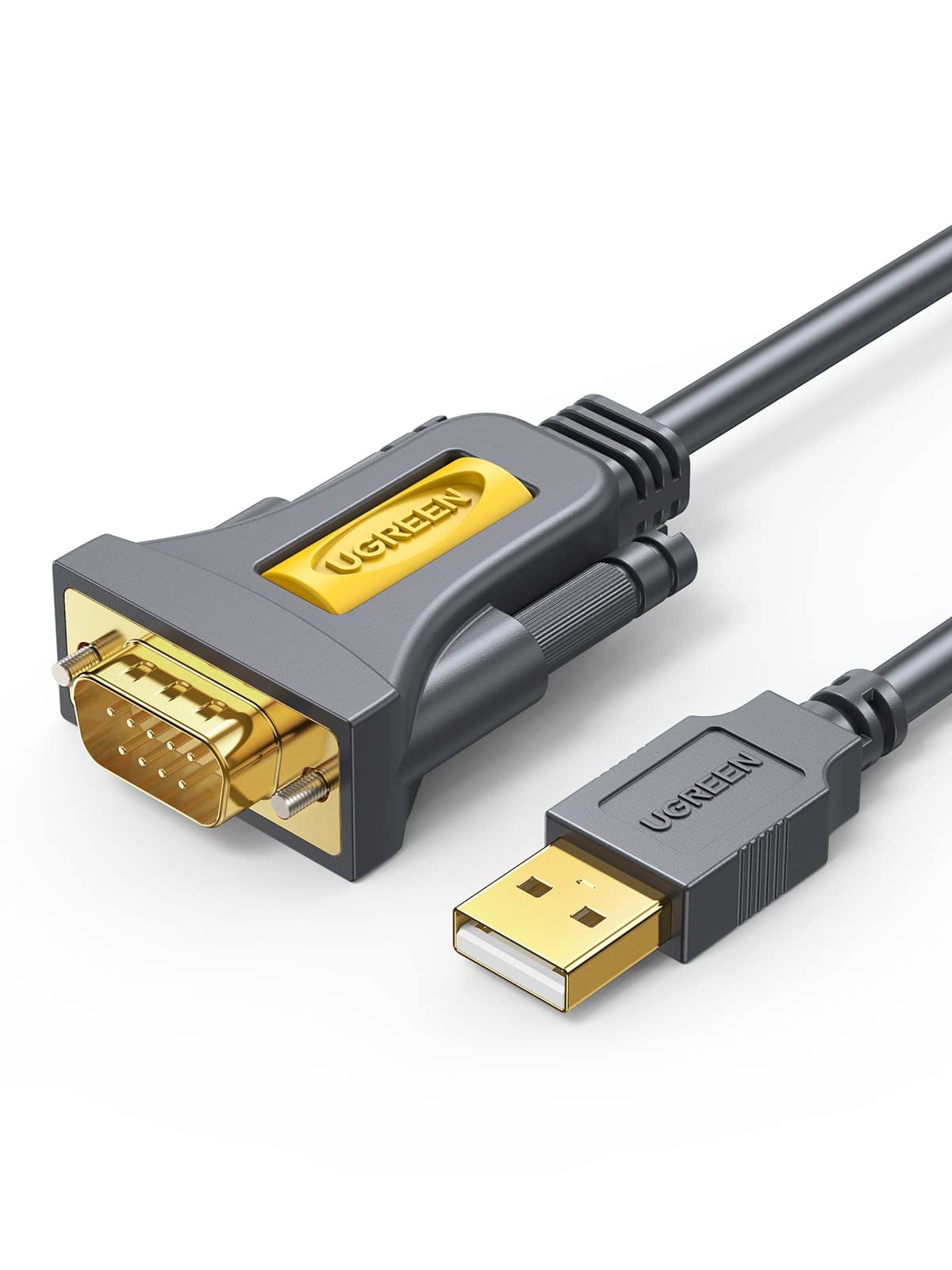 Adaptador USB a serie UGREEN DB9 macho RS232 de 10 pies para PC ...
