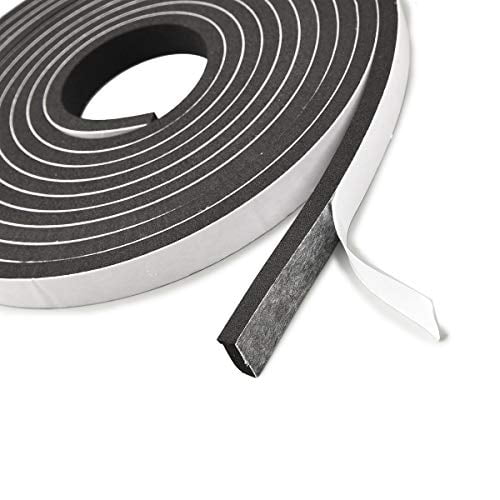 Buy TamBee Weather Stripping Foam Tape 1/2 Inch Wide X 1/4 Inch Thick ...