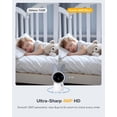 Baby Monitor with Camera and Audio, 4MP Video Baby Monitor with 5 ...