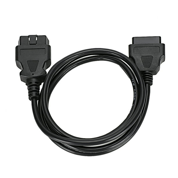 OB Extension Cable,1.5m/4.9ft OBD2 16Pin Male Diagnostic Cable ...