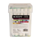 Royal & Langnickel Azure Alcohol Markers, with Case, Fine and Broad ...