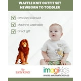 Disney Lion King Simba Newborn Baby Boys Waffle knit T-Shirt Shorts ...