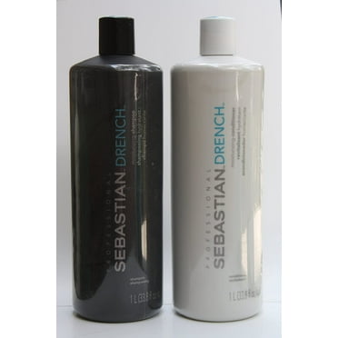 Sebastian Drench Shampoo and Conditioner Set, 1000 ml / 33.8 fl. oz ...