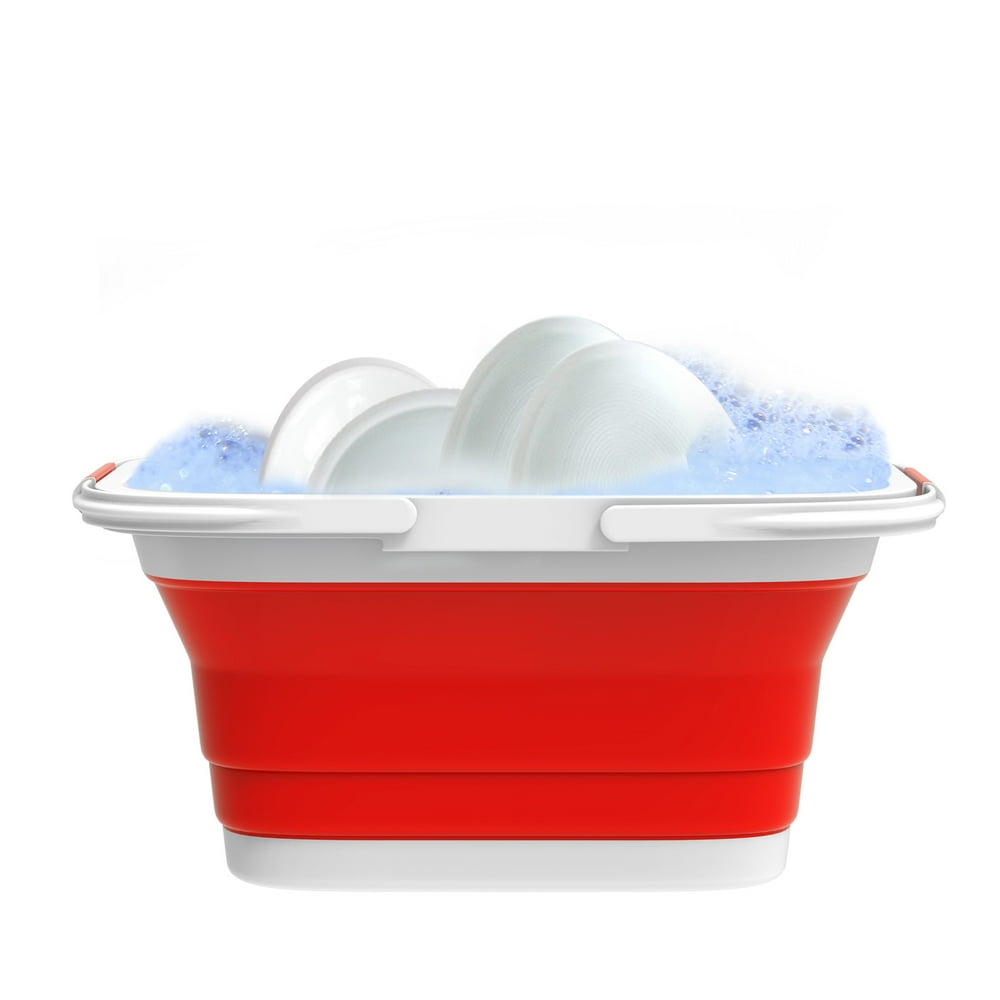 Collapsible Basket- Multiuse Handbasket with Carrying Handles for ...