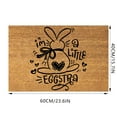 Funny Easter Bunny Welcome Door Mat - Giftable Holiday Floor Mat for ...