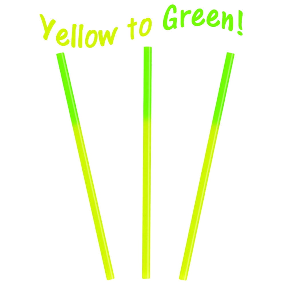 Fun Color Changing Party Straws! Reusable, Recyclable Smoothie Plastic ...