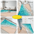 Size 160x200cm 3D Ocean Waves Beach Carpet Rug Mat Vibrant Coastal ...