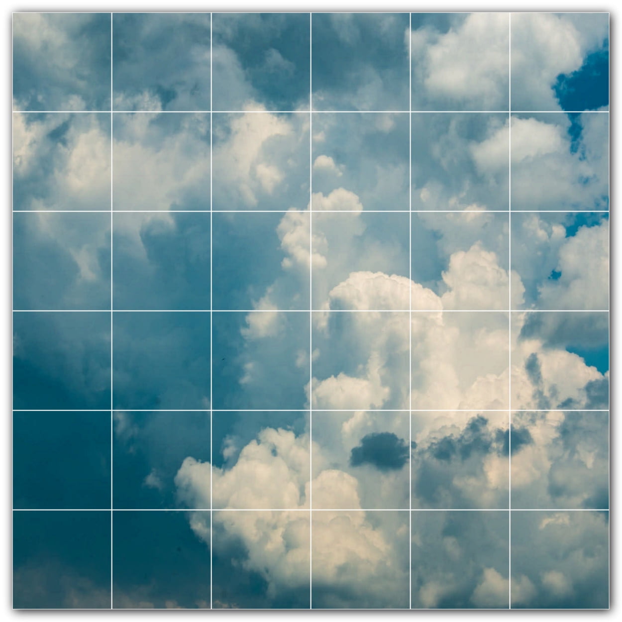 Picture-Tiles.com: Clouds Ceramic Tile Wall Mural WAL500387-66XL. 72"W ...