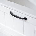 31.5inch Modern Style Bathroom Cabinet, Double Drawer With Decor Line ...
