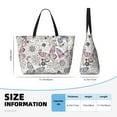 Daiia Vintage Butterflies Beach Travel Bag - Water-Resistant Beach Bag ...