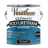 Varathane Polyurethane Wood Finish Clear Gloss 1 Gal Water-Based ...