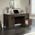 Sauder Carson Forge Computer Desk, Coffee Oak Finish - Walmart.com
