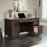 Sauder Carson Forge Computer Desk, Coffee Oak Finish - Walmart.com