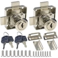 Cabinet Double Door Lock Drawer Lock Safety Lock [Keyed Alike] Double ...