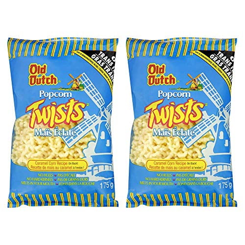 Old Dutch Popcorn Twists Puff Corn Snack 175g/6.17oz, 2-Pack {Imported ...