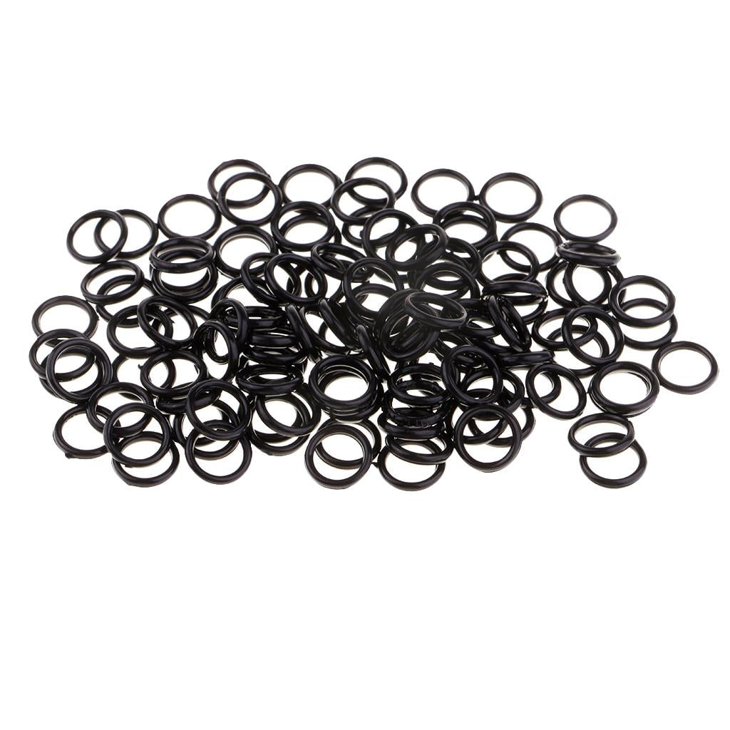 100 Pieces Nylon Bra Strap Adjustment Adjuster Slider Fasteners 6mm ...