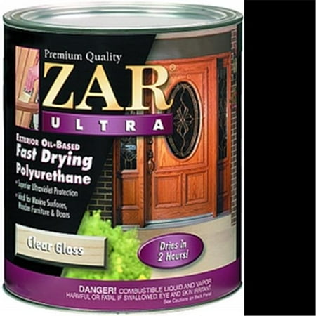 UGL 340 1 Quart, Gloss Zar Ultra Fast Drying Exterior Polyurethane ...