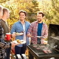 Devoko 29” Big BBQ Barrel Outdoor Charcoal Grill with Side Shelf and ...