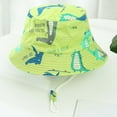 Byoo Toddler Girls UPF 50+ Bucket Hat Adjustable Chin Strap Wide Brim ...