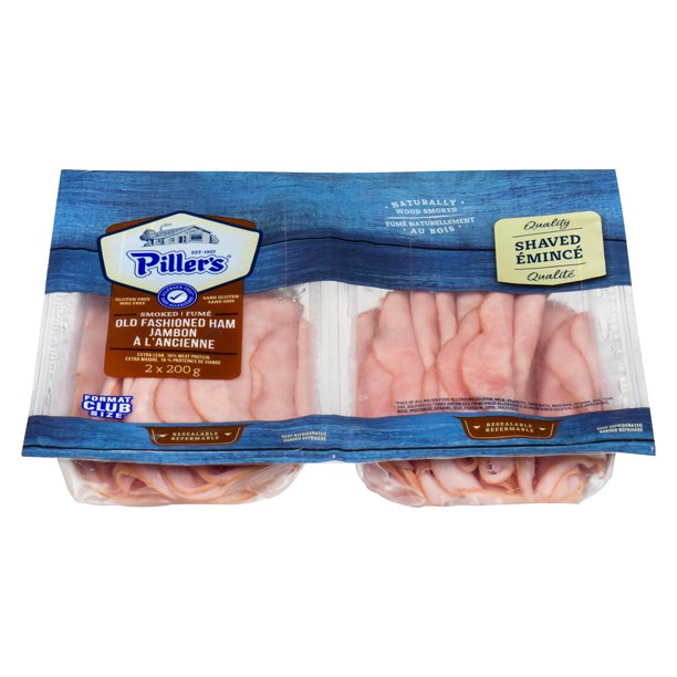 Piller's Quality Shaved Old Fashioned Ham, 2 x 200g - Walmart.ca