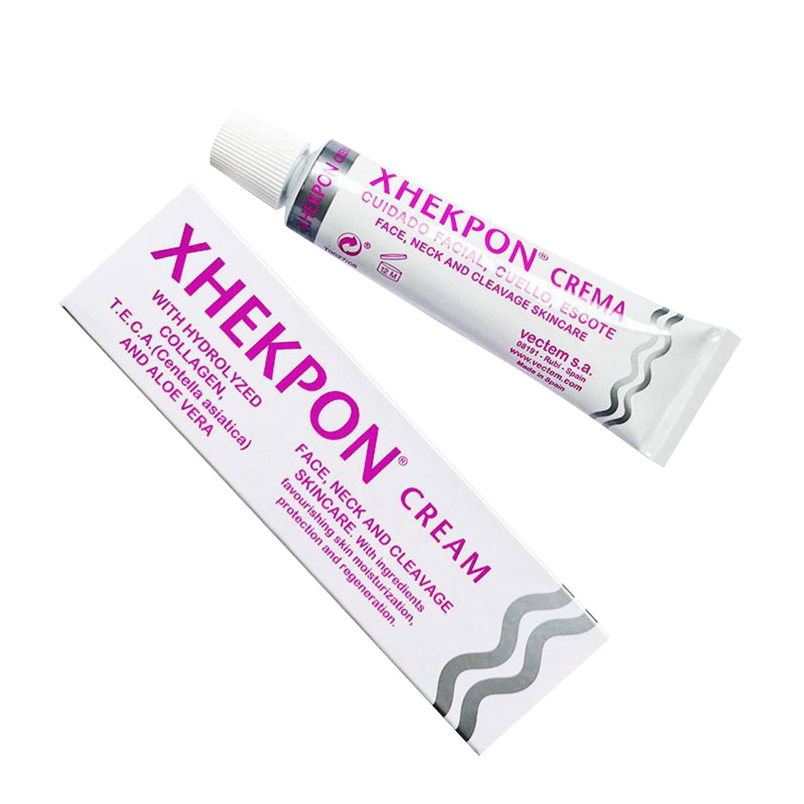 Crema Xhekpon para el cuidado de la piel del rostro, cuello y escote ...