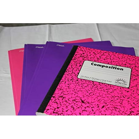 Five Star 3 Pack with 100 sheet wide ruled composition book - Walmart.ca