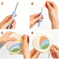 DIY Bird Coasters Punch Needle Kit, 6 Pcs Northern Bird Series ...
