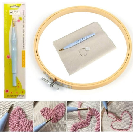 Magic Embroidery Pen Set, Shao5man Adjustable Punch Needle Set Felting ...