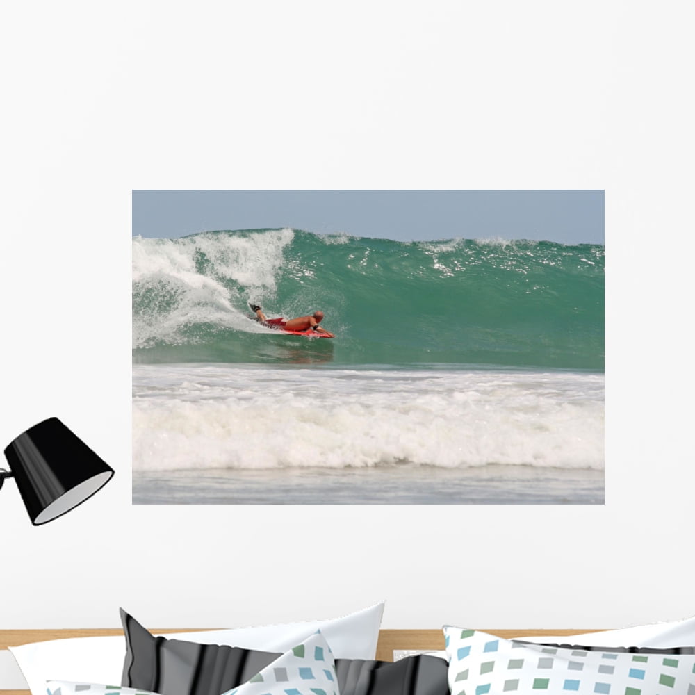 Bodyboarding Thailand Wall Mural Decal by Wallmonkeys Vinyl Peel and ...