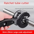 Heavy-Duty Ratchet Tube Cutter - 5/16" to 11/8" Cutting Range ...