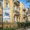 Blue Turtle Coastal House Flag 28 x 40 Inches, Summer Starfish Beach ...